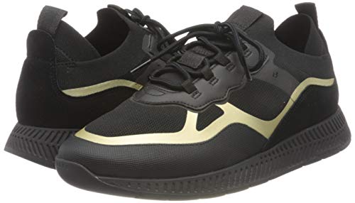 BOSS Men's Modern Sneaker, Black, 10