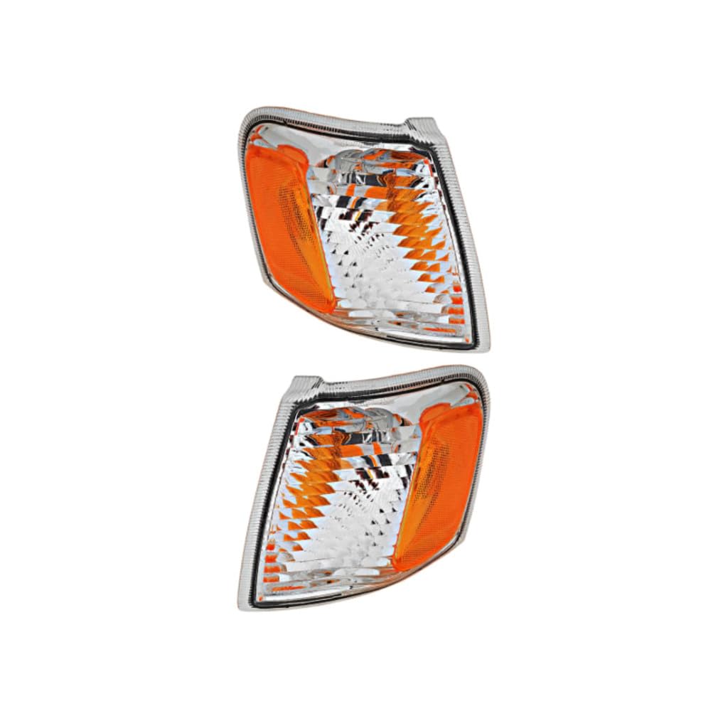 CarLights360: For Ford Explorer Sport Trac Signal Corner Light 2001 02 03 04 2005 Pair Driver and Passenger Side Replaces FO2520164 + FO2521164