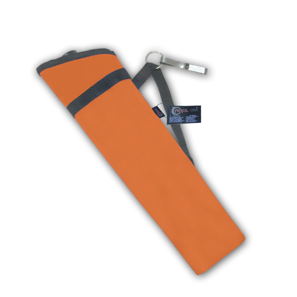 Carol Mohican Three Tubes Youth Archery Side/Hip Arrow Fabric Quiver FAQSA8419ORANGE