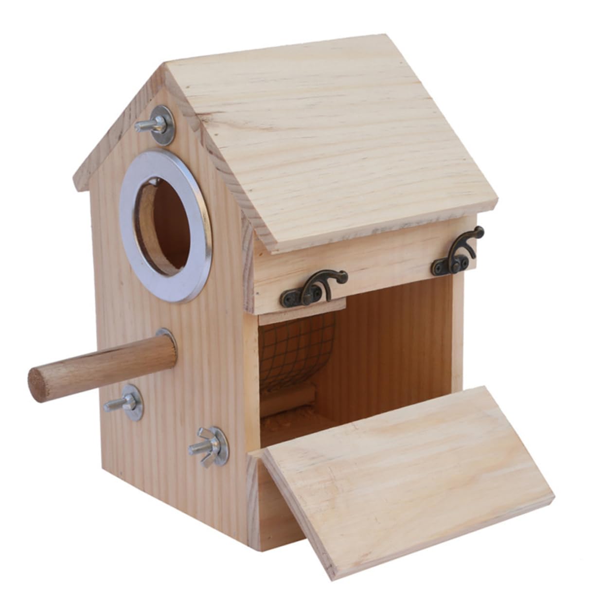 HANABASS Swallows Nest Bird Cage Decorative Bird Cage Bird Supplies Pet Bird Supplies Vertical Bird House Vertical Bird Nest Indoor Bird House Birdcage Bird House for Small Birds Wooden