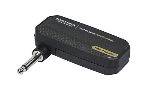 Monoprice 611502 Mini Headphone Amplifier for Guitar,"Tube Overdrive"