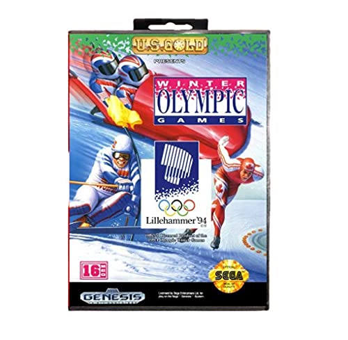 Lksya Winter Olympic Games Lille Hammer 94 16 Bit MD Game Card With Retail Box For Sega Genesis & Mega Drive