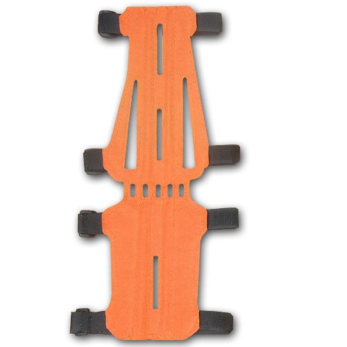 Carol Target Archery Fabric ARM Guard (33cm Long x 9cm Wide) FAG217ORANGE.