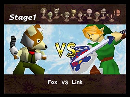 Super SmashBros. n64 - Video Game Cartridge Card - Compatible model NINTENDO - English - US Version - Super Smash Bros. n64 Bit 64