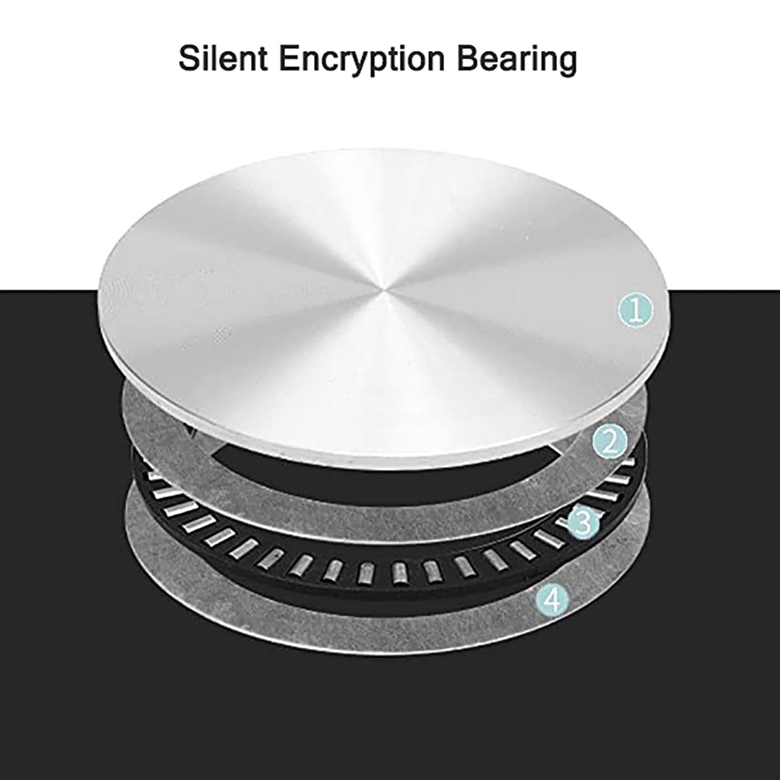 Contemporary Glass Lazy Susan Turntable - Transform Your Dining Experience - Perfect for Homes & Restaurants (Size : 23.6inch)