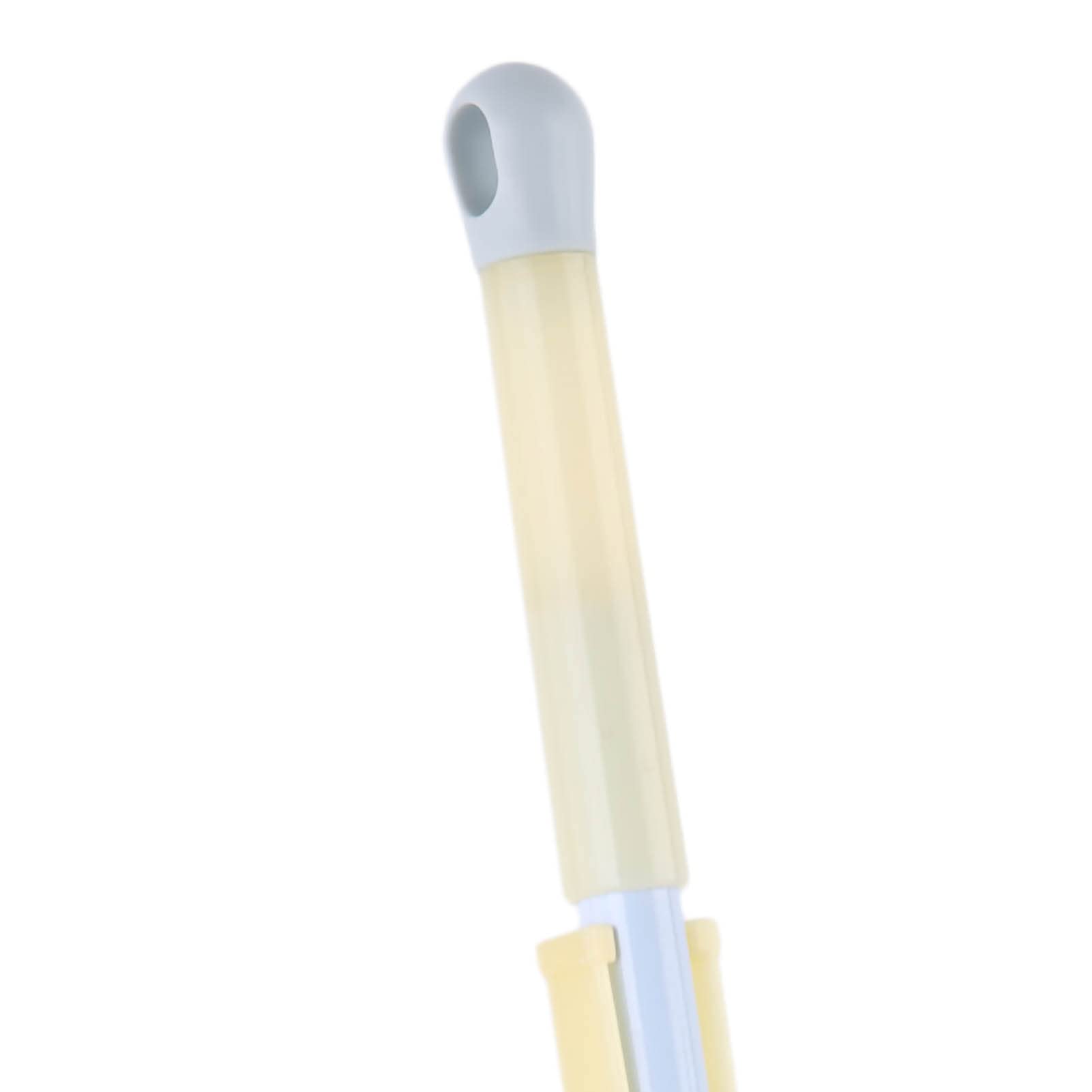 GLIDEDREAM Kids Dustpan Set Soft Fur Plastic Small Broom Dustpan for Baby Kids Toys Kindergarten (Yellow)