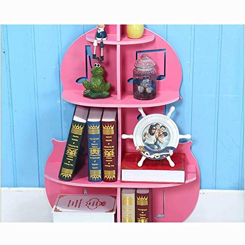 WPYYI Children's Room Bookcase, Baby Bedroom Toy Cabinet ,Simple Bedroom Storage Rack-110x55cm