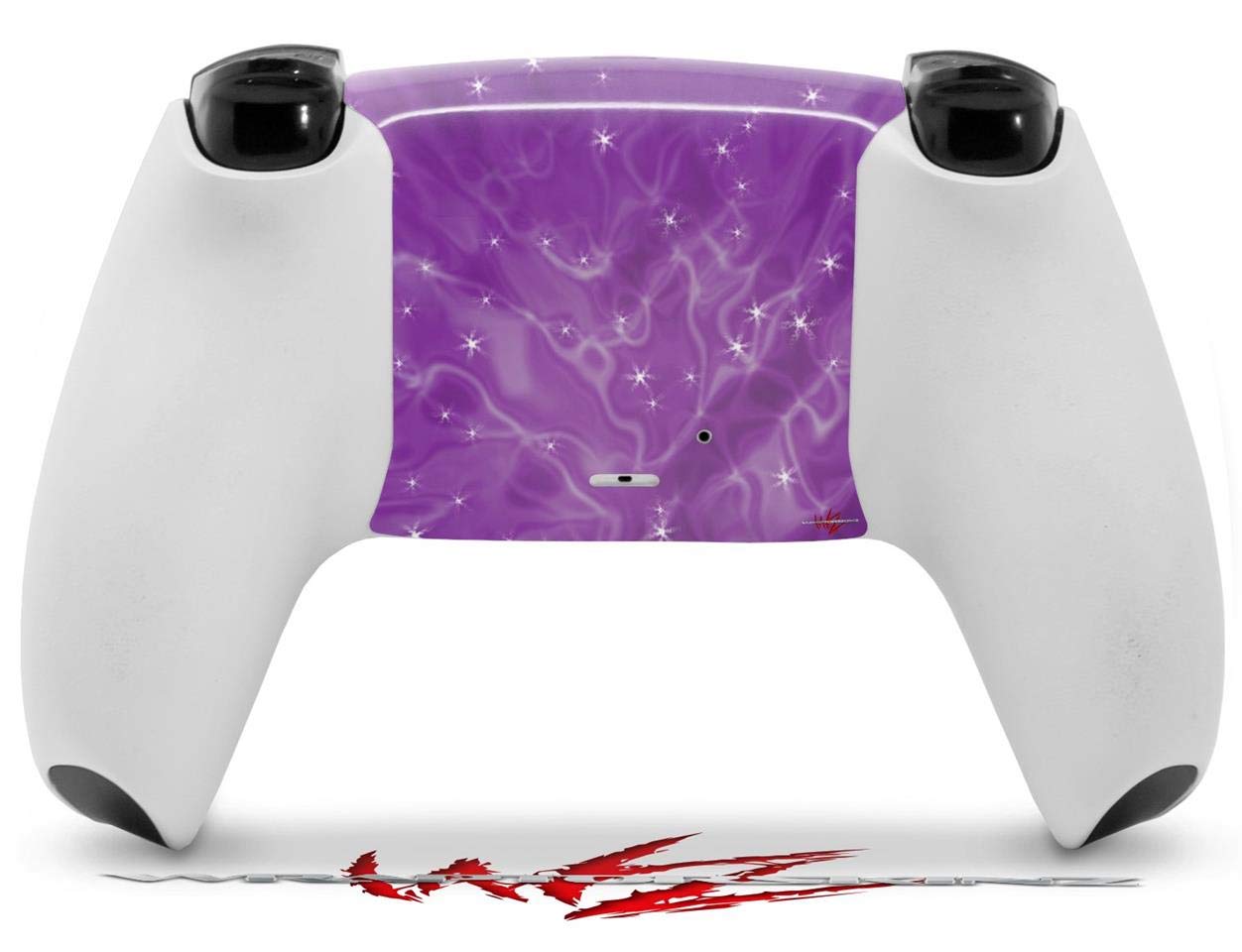 WraptorSkinz Skin Wrap compatible with Sony PS5 DualSense Controller Stardust Purple (CONTROLLER NOT INCLUDED)