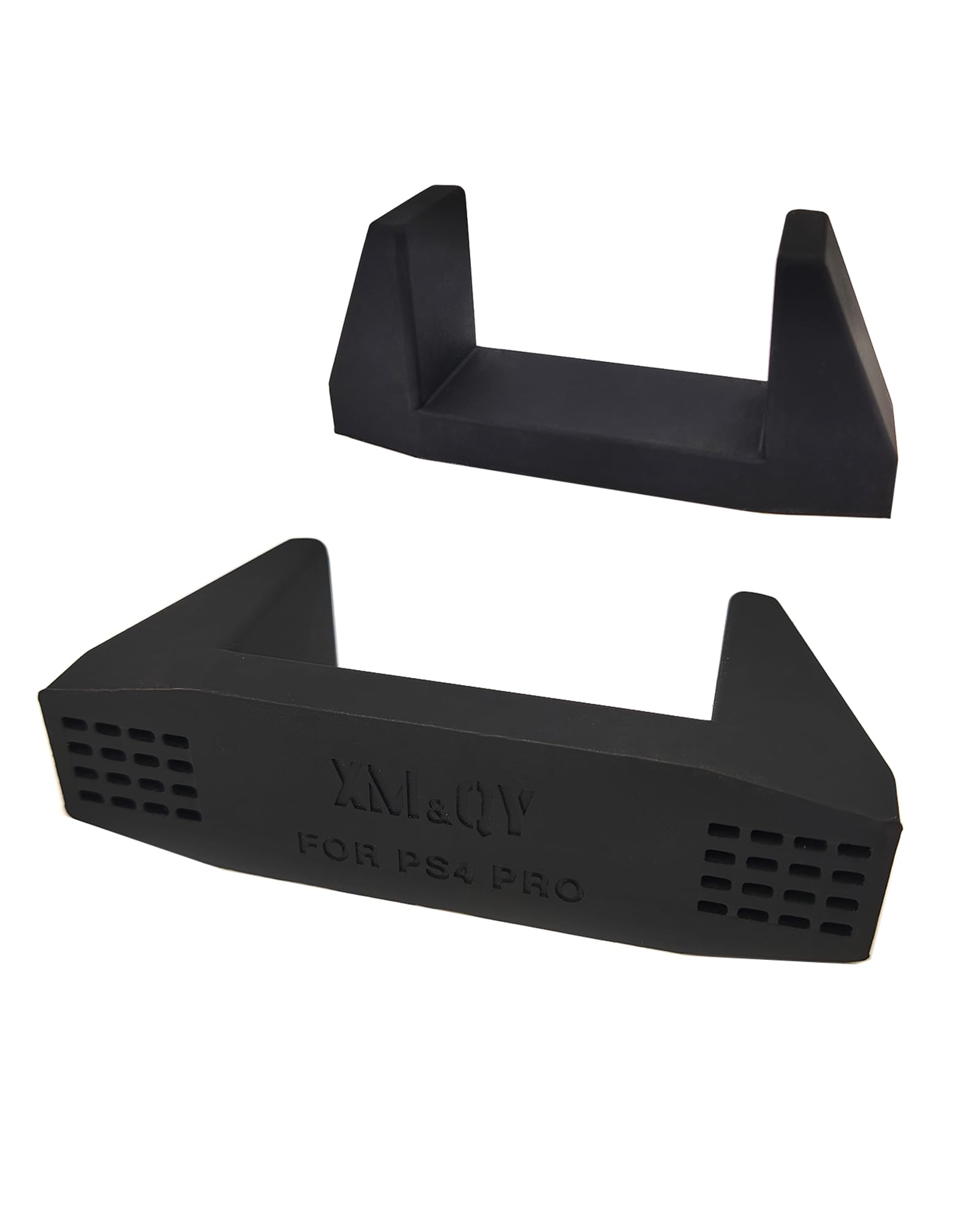 XM&QY Vertical Stand for PS4 Pro PlayStation 4 Pro Silicone Feet Stand Steady Base Mouse Non-Slip Enough Space for Cooling, Black