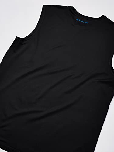 Champion Men's MVP Muscle Tee (Retired Colors), Black Outline C Logo, Small