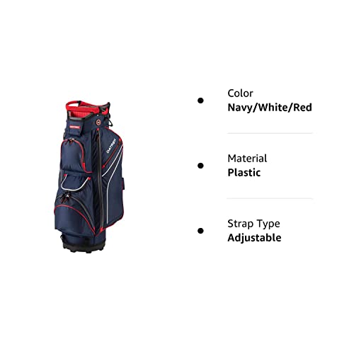 Datrek DG Lite II Cart Bag, Navy/White/red, Large