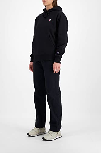 Champion mens Pullover Hoodie, Reverse Weave Pullover Hooded Sweatshirt for Men, Best Comfortable Hoodies Men, Left Chest C Hoody, Black-y06145, Large US