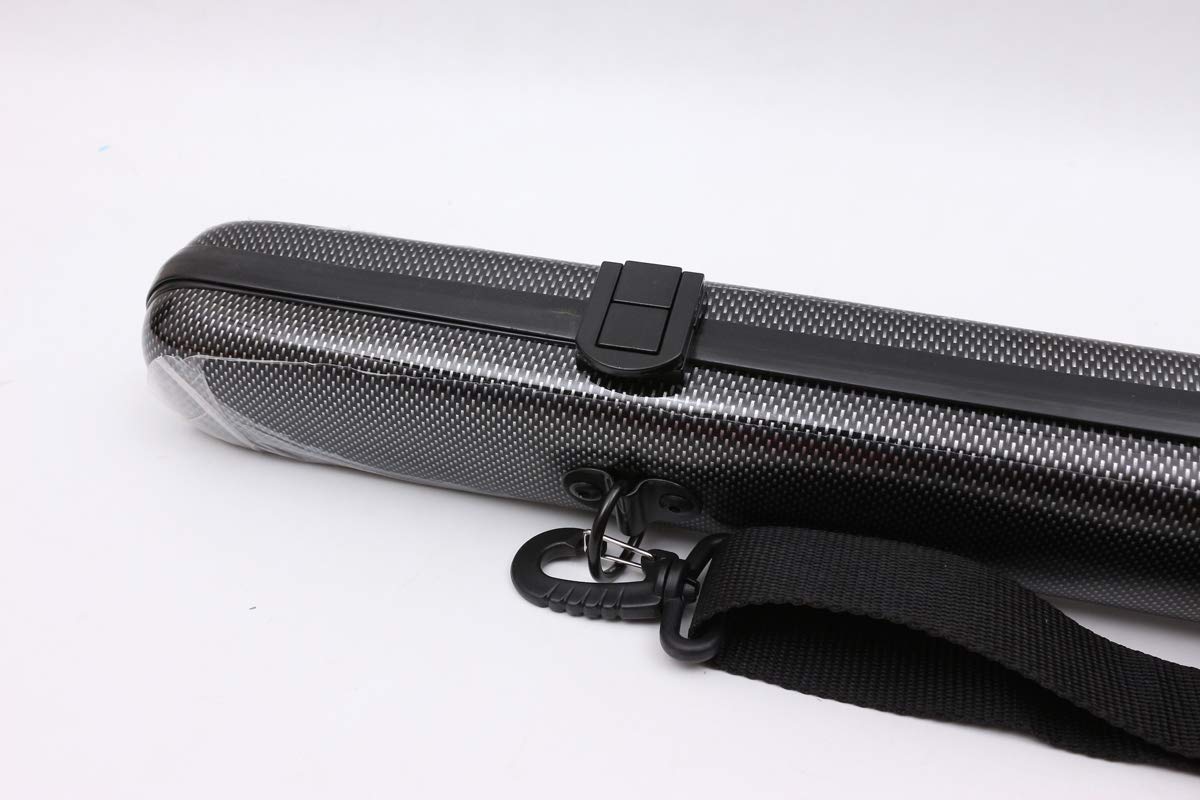 yinfente Violin Cello Bow Case Bow Bag Carbon Fiber Violin Bow Cases Strong Light Hold 2pcs Bow (black)