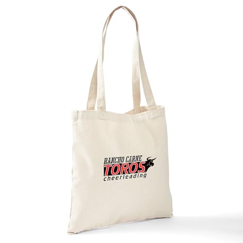 CafePress Rancho Carne Toros Tote Bag Natural Canvas Tote Bag, Reusable Shopping Bag
