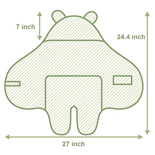XMWEALTHY Cute Newborn Baby Boys Girls Blankets Plush Swaddle Blankets Brown