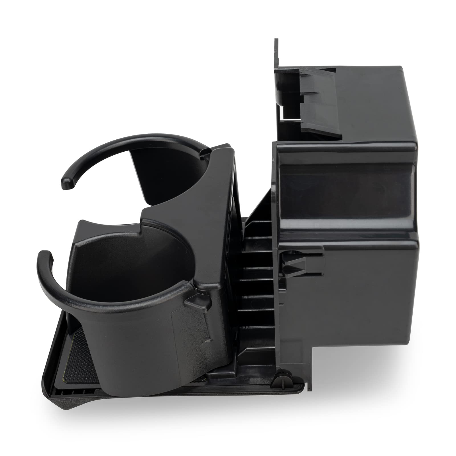 Center Console Cup Holder Insert Compatible with Nissan Titan 2004 2005 2006 2007 2008 2009 2010 2011 2012 2013 2014 2015 Replace 96967-9FD0B 969679FD0B(Black)
