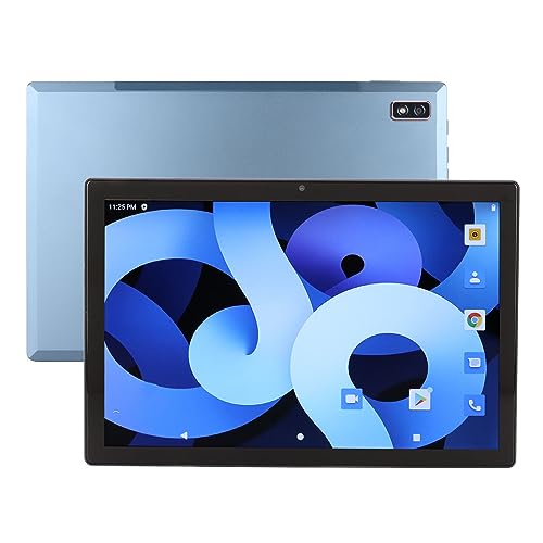 DAUERHAFT Office Tablet, 4G LTE 5G WiFi Tablet PC Octa Core CPU 10.1 Inch 8MP 16MP Camera 12GB 512GB Memory for Home (Blue)