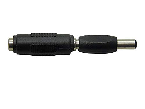 Qaoquda DC 5.5 x 2.1mm Power Adapter, (2 Pairs) DC Power 5.5mm x 2.1mm Female to Female Coupler, Male to Male Coupler, for LED/CCTV Camera