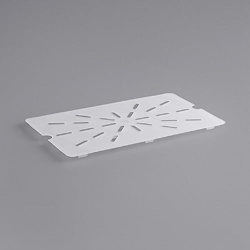TrueCraftware 18" x 26" Plastic Food Storage Box Drain Shelf White Color- Food Storage Box Drain Shelf for Restaurant Kitchen and Cafeteria
