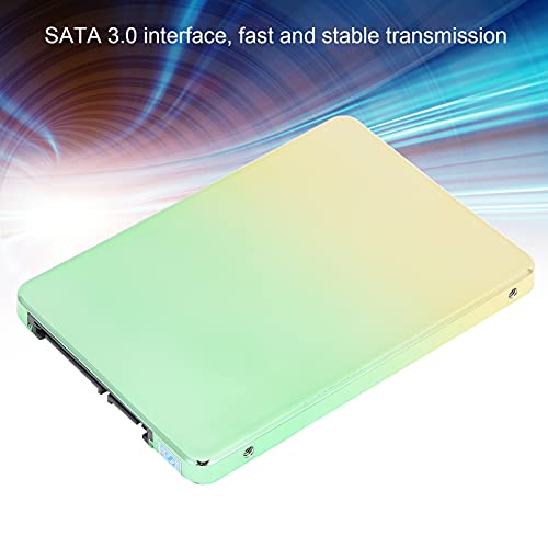 Qinlorgo Solid State Drive, Good Compatibility Portable Stable Operation 2.5in SATA SSD ABS Shell for Data Storage for Files Backup(#1)