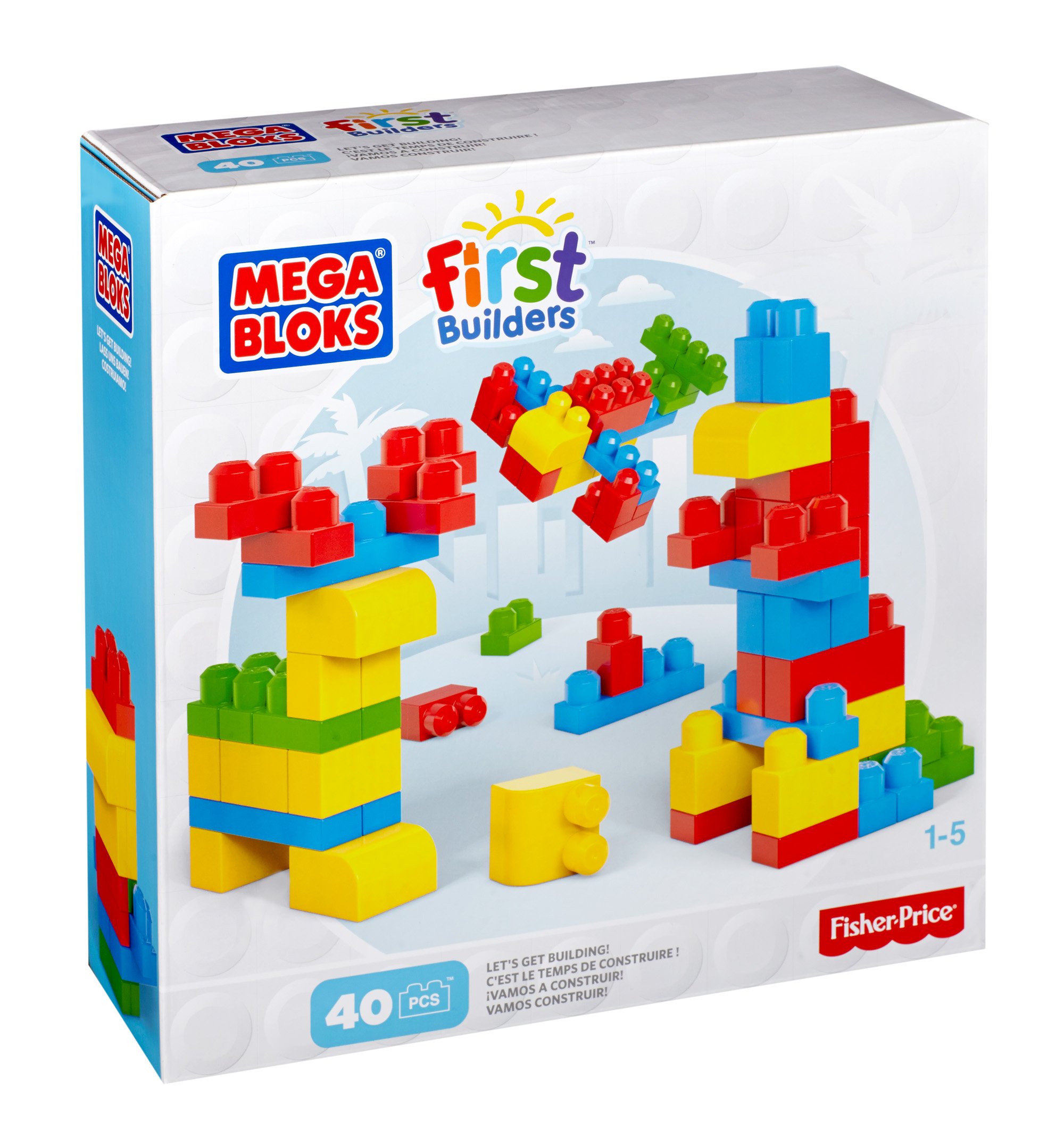 Mega Bloks Let's Start Building 40 pieces
