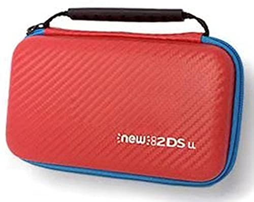 Melocyphia Hard EVA Storage Case Travel Pouch Bag for New 2DS XL LL Console Game Hard Storage Case (Red)