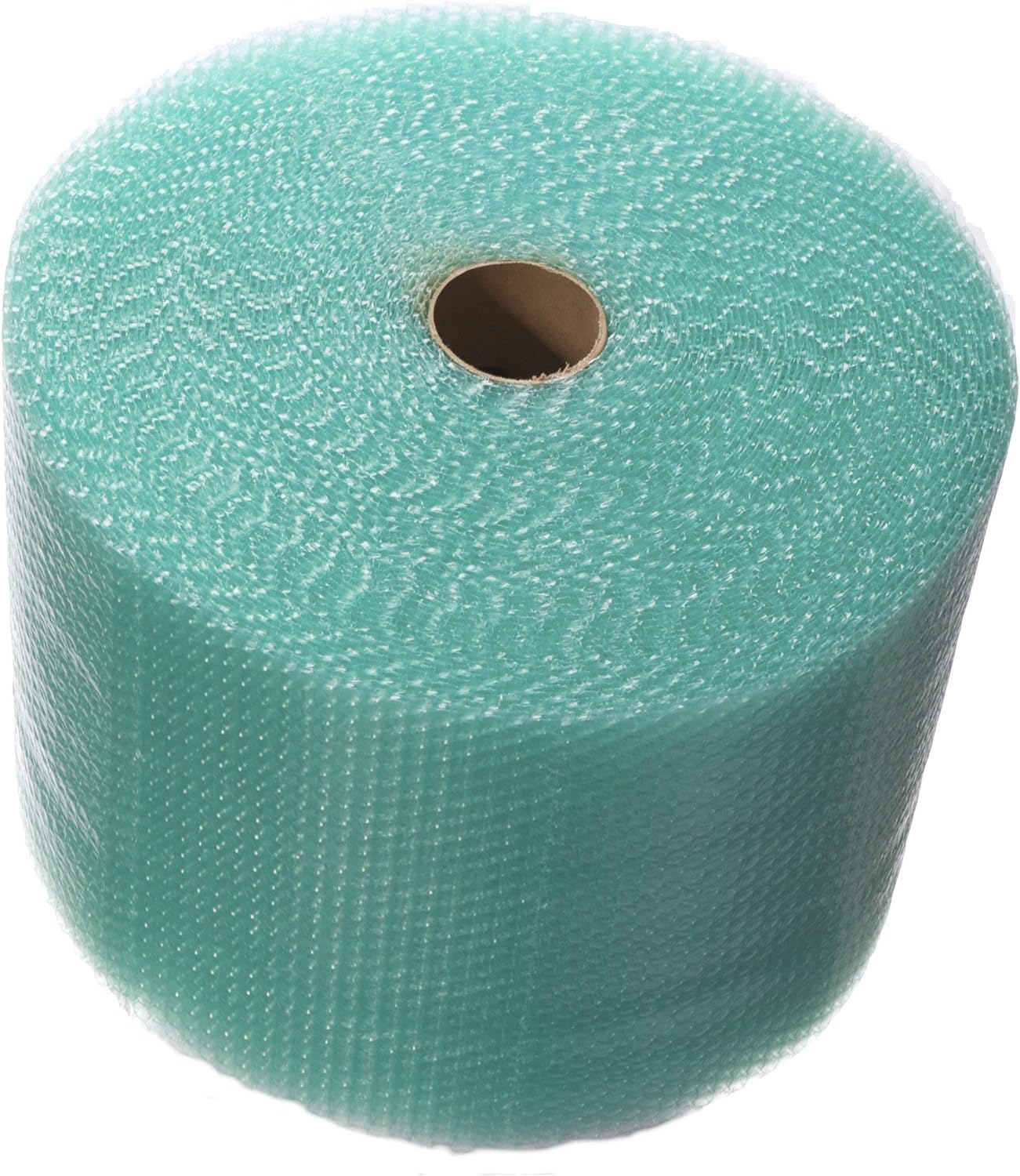 Bubblefast! 2 Rolls of 150' x 12" Small (3/16") Green Bubble Cushioning Wrap made from Recycled Materials 300 sq ft Total