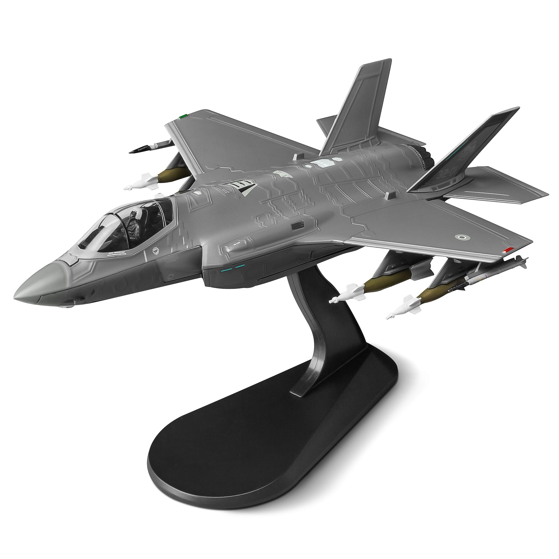 HANGHANG 1/72 F-35A Lightning II Fighter Plane Model Metal Aircraft Model Military Airplane Model Diecast Plane Model for Collections and Displays