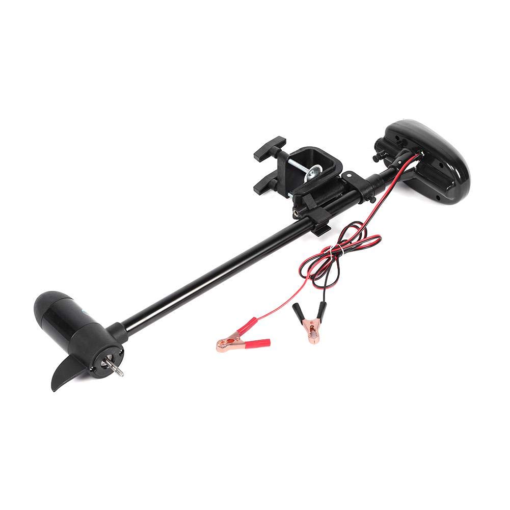 Bow Mount Electric Trolling Motor,12V 18Lbs Portable Brushed Multi-Gear Electric Mount Trolling Motor,Variable Speed,With Foot Control for Kayaks,Small Yachts,Inflatable Boats