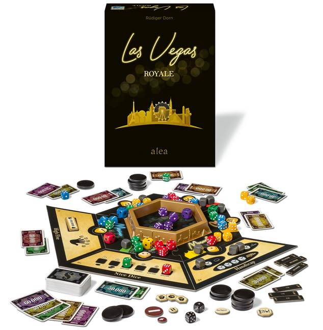 Ravensburger Las Vegas Royale Strategy Board Game for Ages 8 & Up - 20th Anniversary Edition Alea