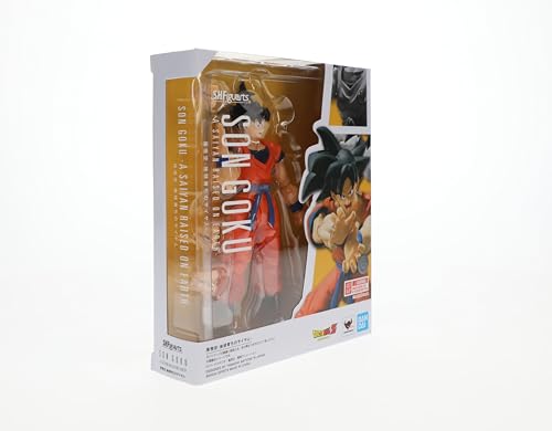 TAMASHII NATIONS - Dragon Ball Z - Son Goku -A Saiyan Raised on Earth-, Bandai Spirits S.H.Figuarts Action Figure
