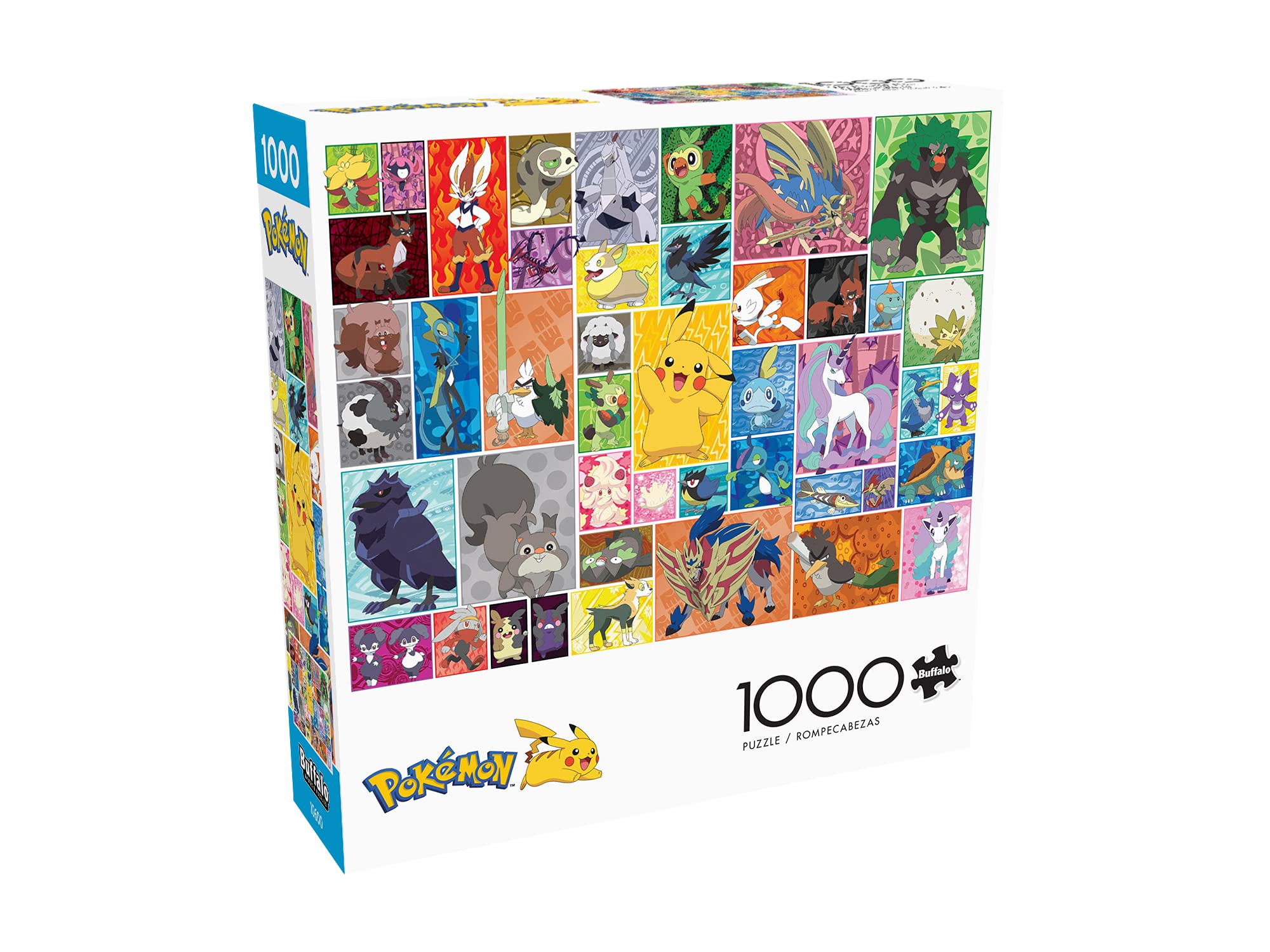 Buffalo Games - Pokemon Galar Frames - 1000 Piece Jigsaw Puzzle for Adults Challenging Puzzle Perfect for Game Nights - 1000 Piece Finished Size Is 26.75 x 19.75