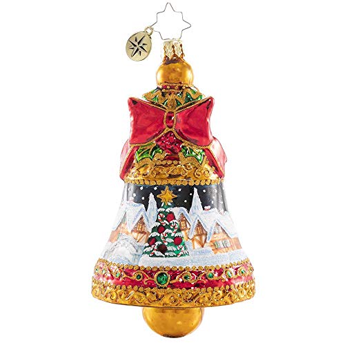 Christopher Radko Hand-Crafted European Glass Christmas Decorative Figural Ornament, Sounds of A Fanciful Christmas
