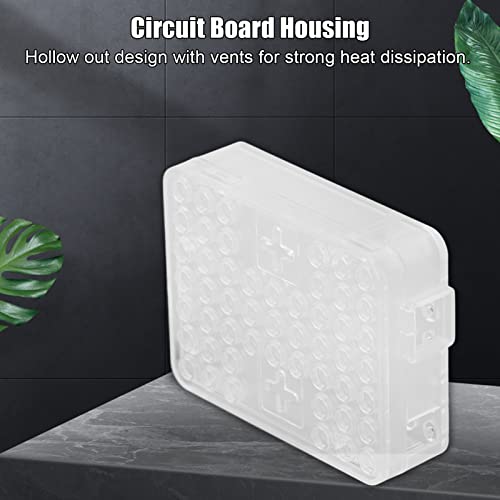 Electronic Housing, Easy Connection Circuit Board Enclosure Flame Retardant for Protection(Transparent)