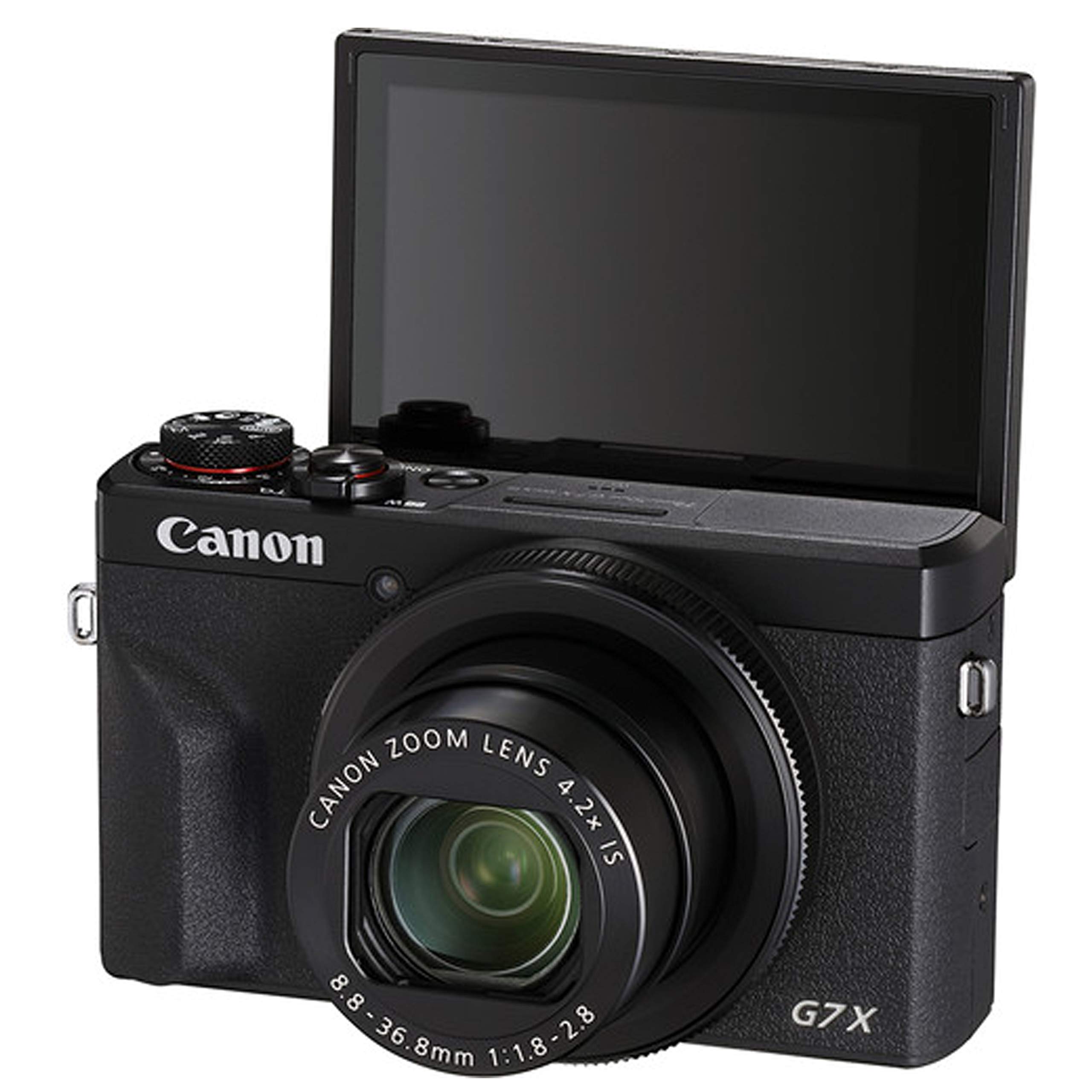 Canon PowerShot G7 X Mark III Digital Camera Video Kit + 64GB Memory, Led Video Light, Case, GripSter Pod, and More (Video Bundle)