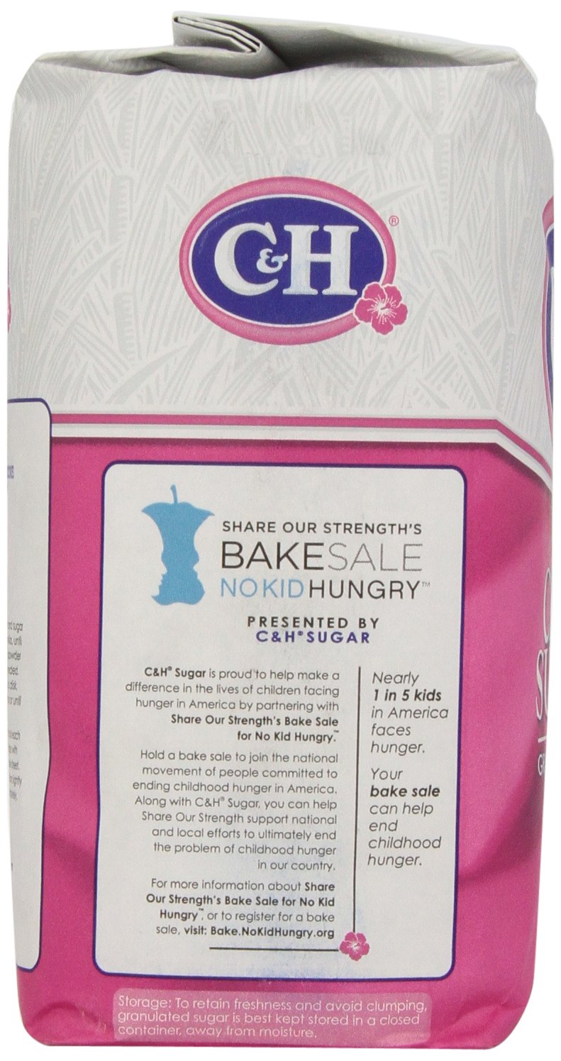 C&H Pure Cane, Granulated White Sugar, 4 lb