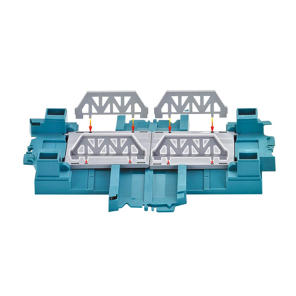 QUOXO Toy Track Car Replacement Only Lane Intersection Accessory for Tracks Playset Add on, Active Bridge Only not Include Toy Car(Activity Bridge)