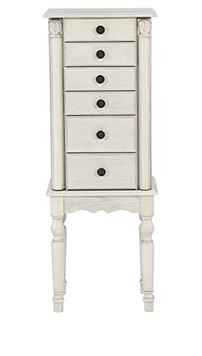 Powell Darcy Off White Jewelry Armoire