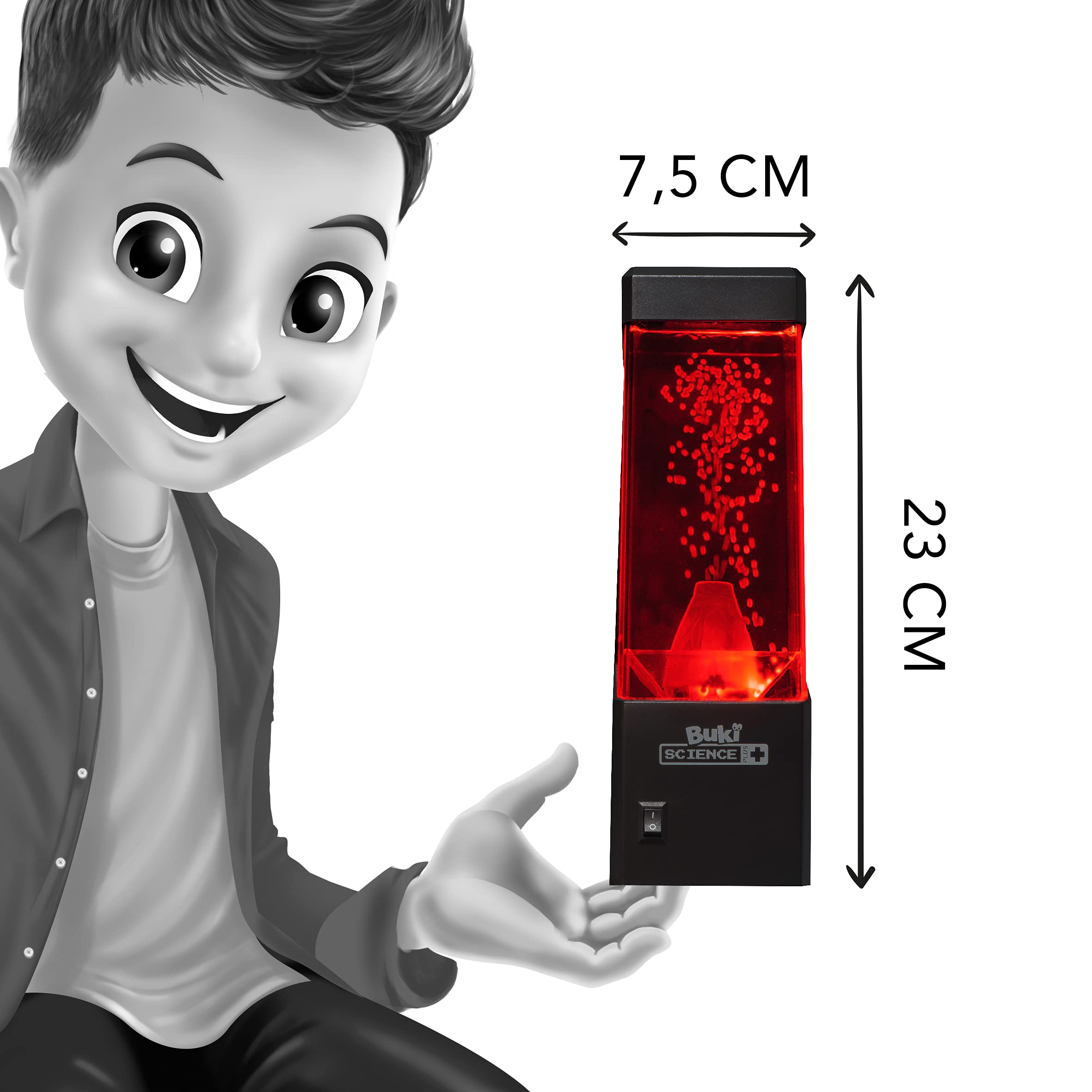 Buki France SP002 Volcano Lava Lamp