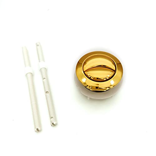 DLOETT Dual Flush Toilet Tank Button Round Shape Push Buttons Bathroom Accessories 38mm