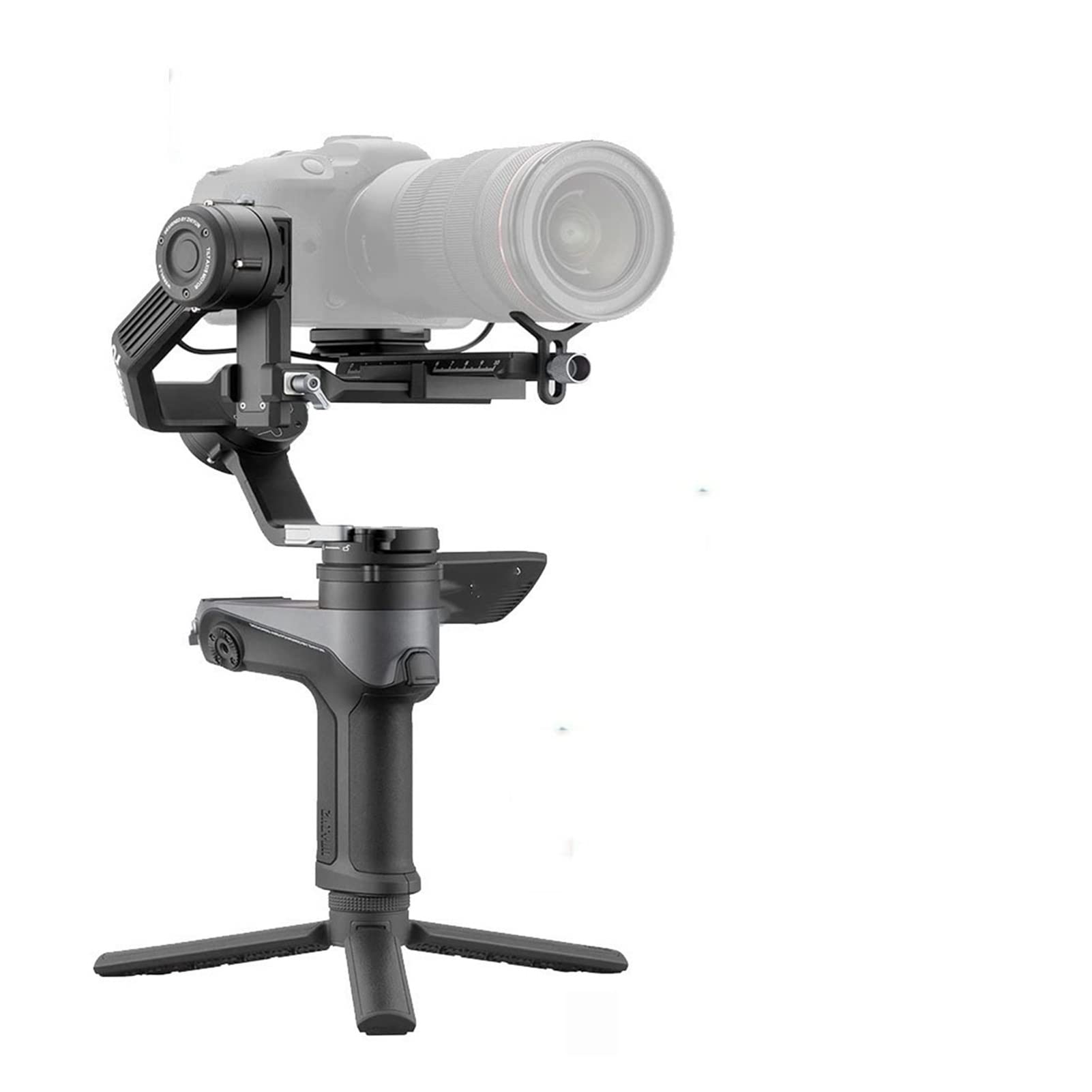 DONCK Action Camera Stabilizer Gimbal Stabilizer for Camera DSLR Cameras 3-Axis Handheld Stabilizer with Screen for Outdoor Video Recording