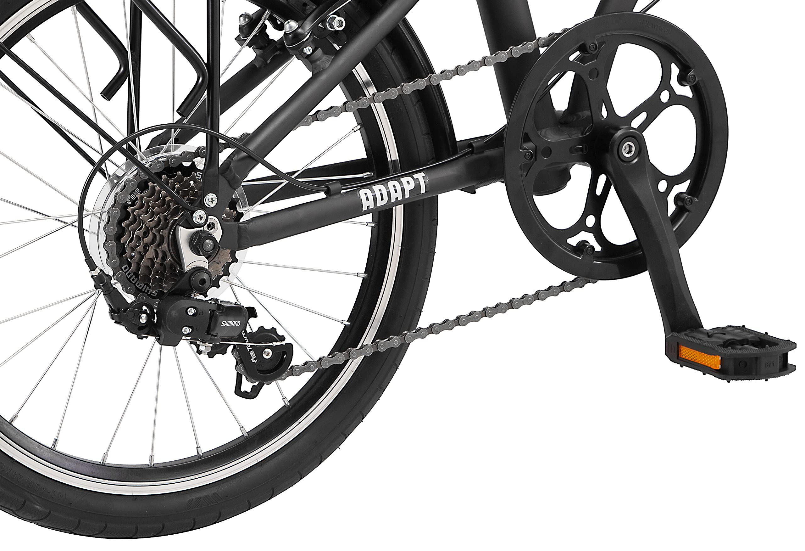 Schwinn Adapt U Folding Bike, 20-Inch Wheels, 7-Speed, Steel Blue