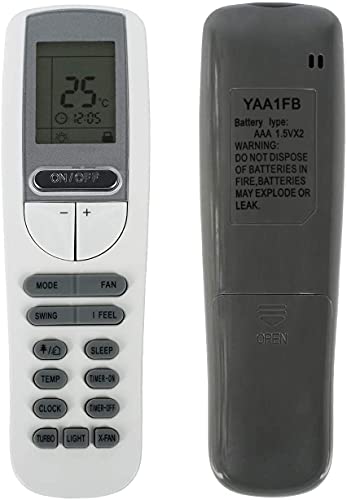 Calvas New Replacement For GREE LENNOX YAA1FB White Air Conditioner Remote Control AC A/C Remoto Controller Fernbedienung