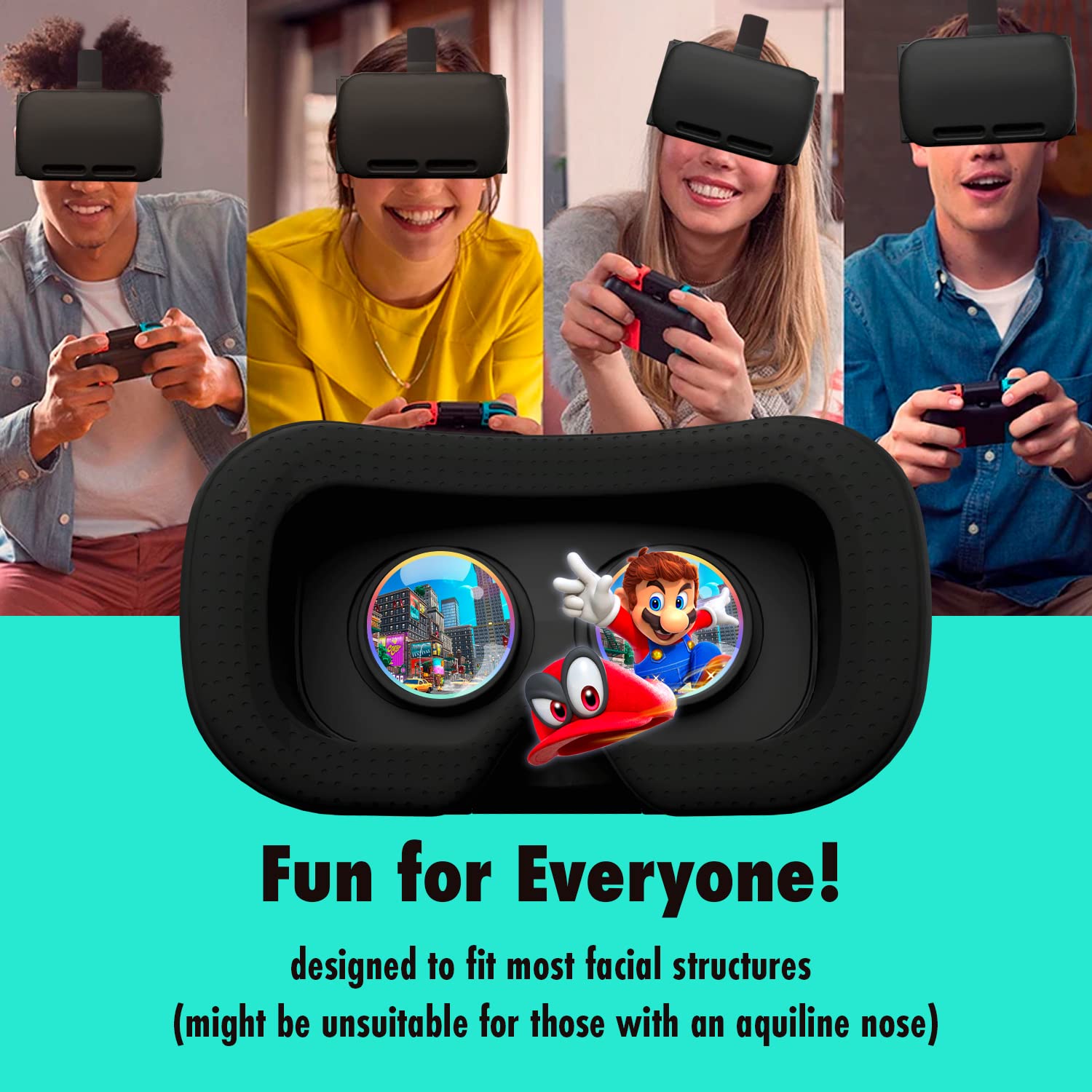 Orzly Ultimate Geek Pack & VR Headset for Nintendo Switch - Bundle Pack