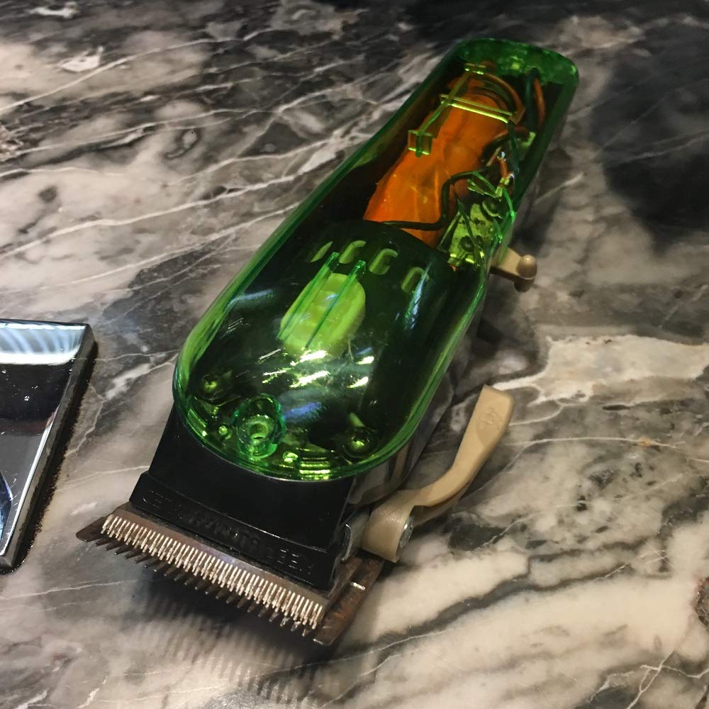 Clear DIY Back Housing, Transparent Back Cover for 5-Star Series Cordless Magic Clipper #8148 (Trasparent) … (Green)