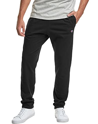 Champion, Midweight Jogger Sweatpants for Men, 31", Black, Large
