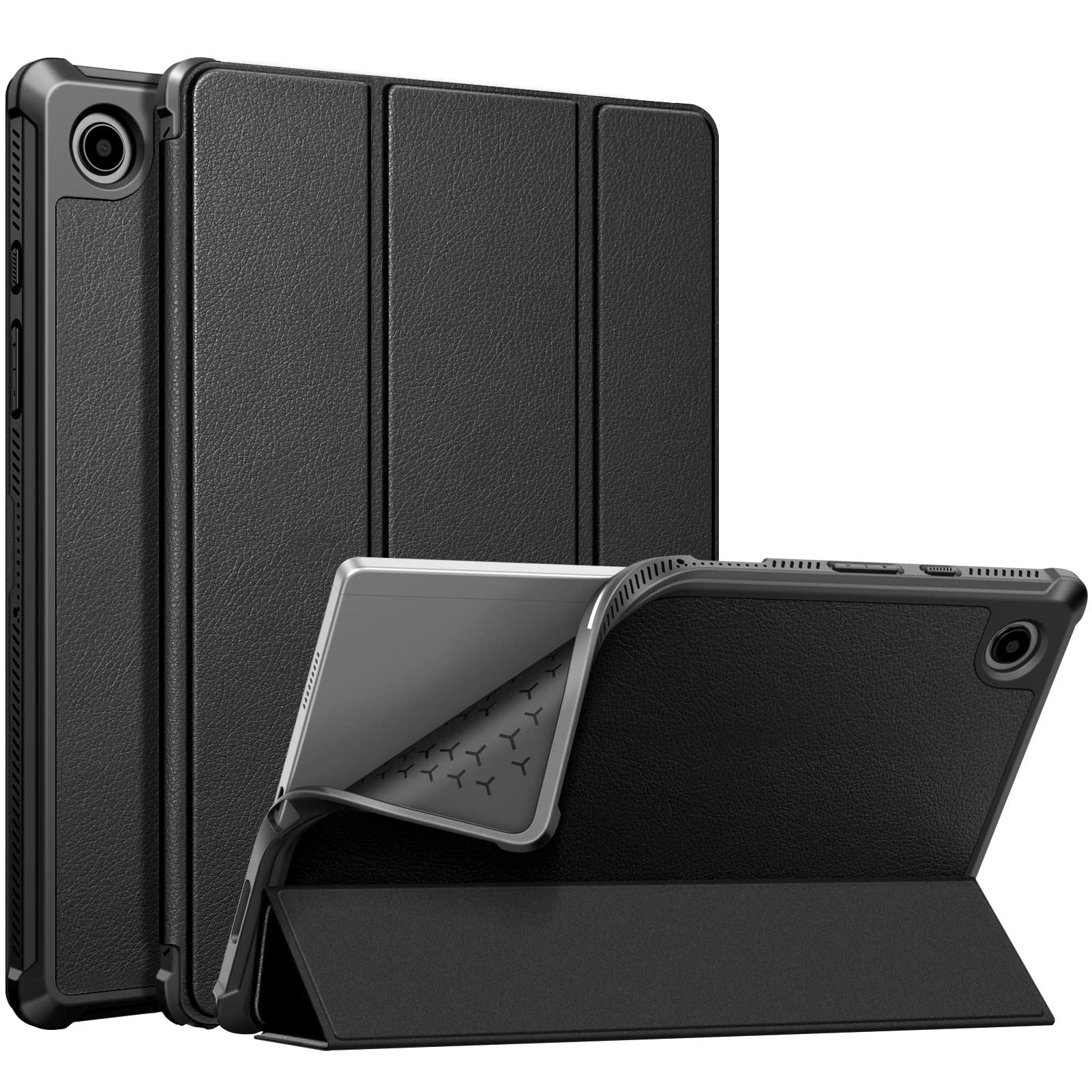 Fintie Slim Case for Samsung Galaxy Tab A8 10.5 Inch 2022 Model (SM-X200/X205/X207), Soft TPU Smart Stand Back Cover Auto Wake/Sleep, Composition Book Black