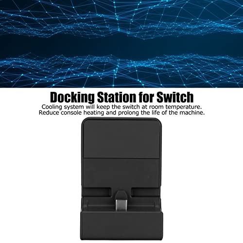 CHICIRIS Docking Station, Type C Heat Dissipation Portable Charging Base Replacement Non Slip for Charging(Grey)