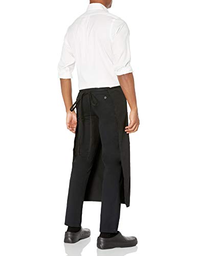 Uncommon Threads unisex adult Full Apron, Black, One Size US