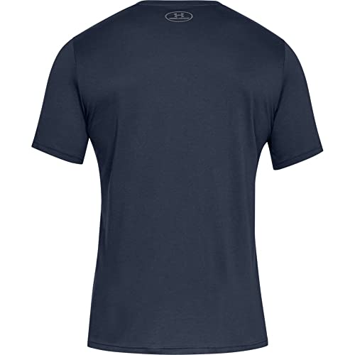 Under Armour Men's Boxed Sportstyle Short-Sleeve T-Shirt , Academy Blue (408)/Red , Large